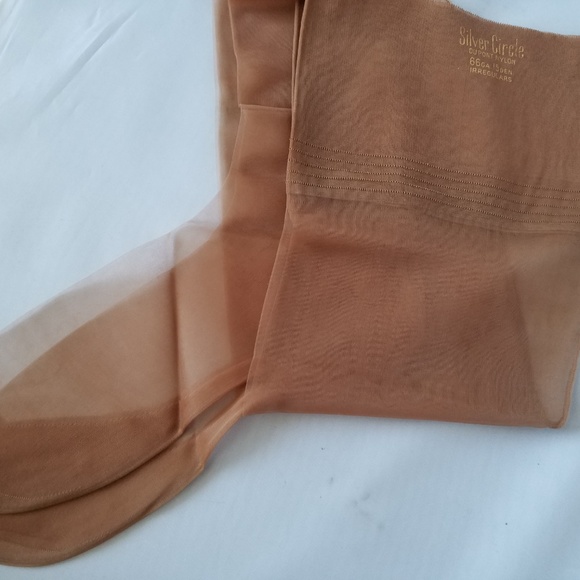 Accessories | Vintage Ladies Beige Thigh High Stockings | Poshmark